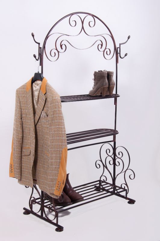 "Abbotswood" Cast iron shoe rack | Black Country Metalworks