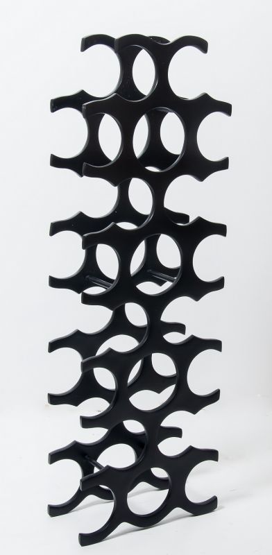 Black 'Serena' Curved Wine Rack | Black Country Metalworks