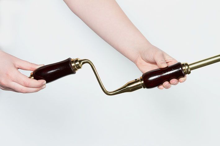 Solid Brass or Chromed Brass Conservatory Window Winder Poles | Black ...