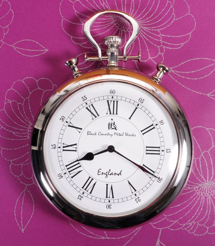 Daniel & Ashley wall clock | Black Country Metalworks