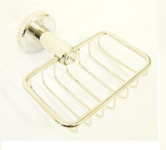 Ornate Square Wall Mounted Soap Dish | Black Country Metalworks