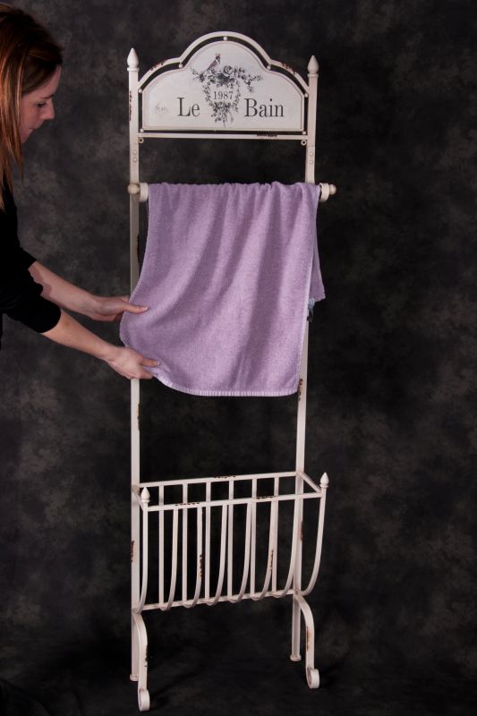Iron Scrolled Towel Rail | Black Country Metalworks