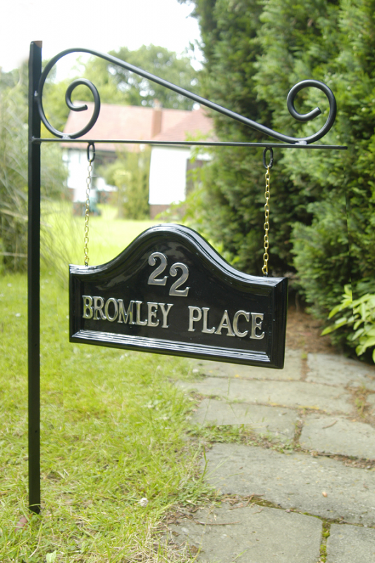 Bromley Hanging Bracket for hanging house signs | Black Country Metalworks