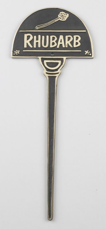 Vegetable Label - Rhubarb | Black Country Metalworks