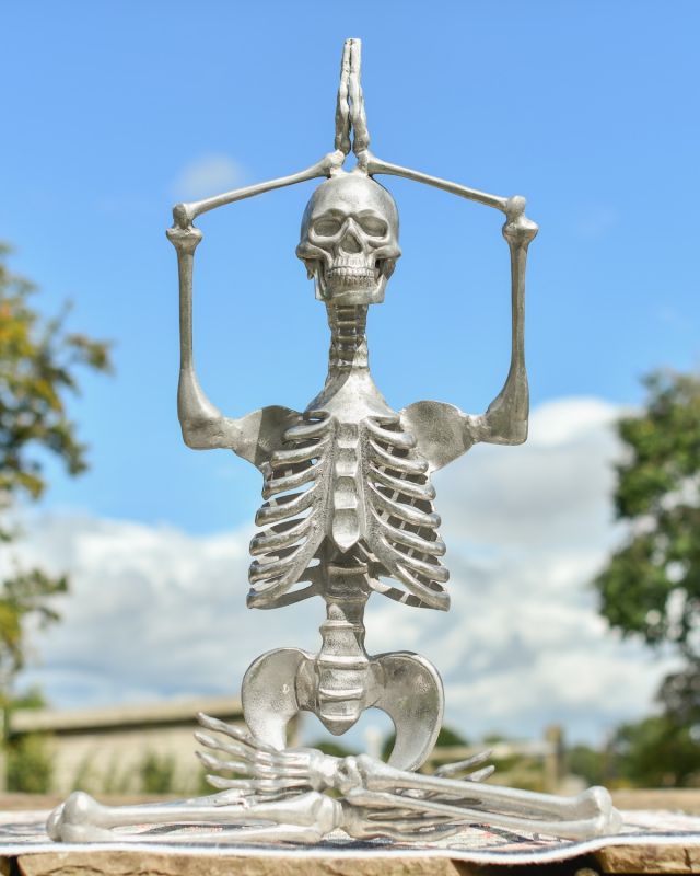 'Elias' the Enlightened Skeleton - Silver | Black Country Metalworks