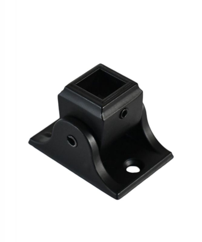 Adjustable Angled (Rake) Stair Spindle Bracket | Black Country Metalworks