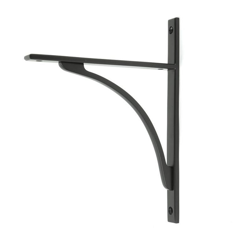 Aged Bronze "Appleton" Traditional Arched Shelf Bracket - 260mm x 200mm ...