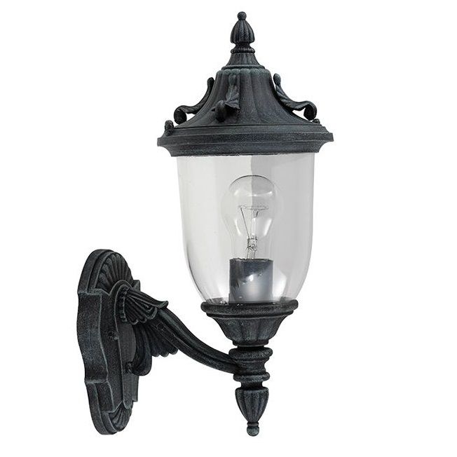 "Cranborne" Antique Verdigris Ornate Wall Light On Bracket | Black ...