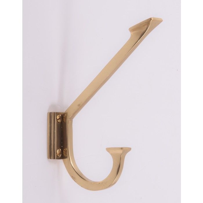 Art Deco Design Square Hook | Black Country Metalworks
