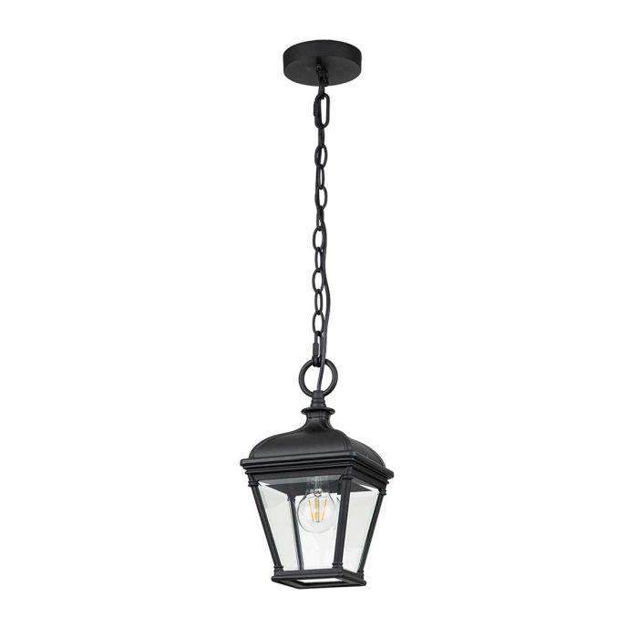 "Moordale" Traditional Black Hanging Chain Lantern | Black Country ...