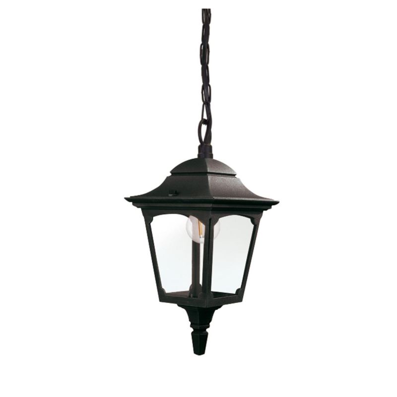 Black "Chapel Heath" Hanging Chain Lantern - 35cm | Black Country ...