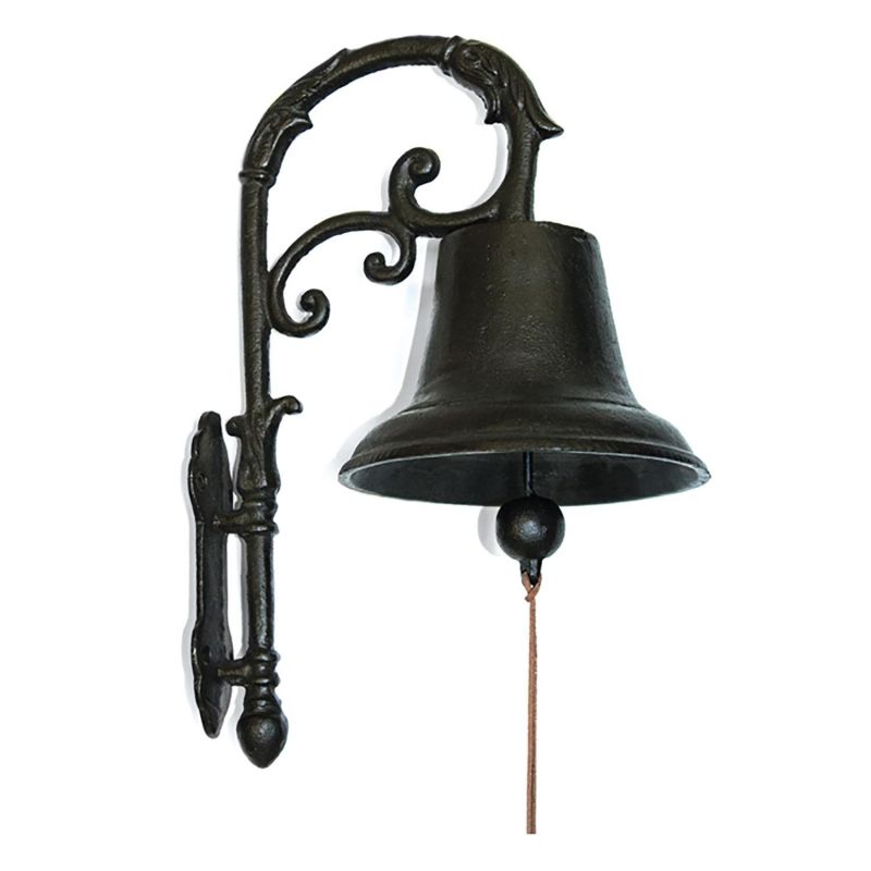 Issadora Trailing Vine Wall Mounted Bell | Black Country Metalworks