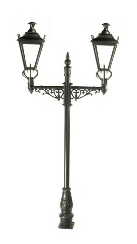 Black Victorian Lamp Post Set 3.7m | Black Country Metalworks