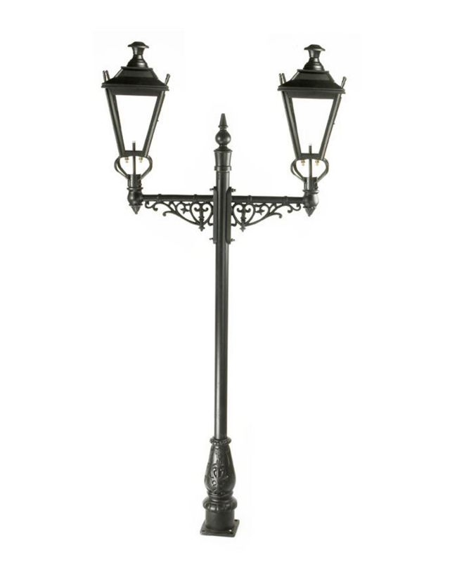 Black Victorian Lamp Post Set 3.7m | Black Country Metalworks