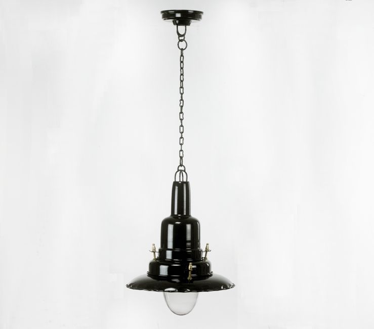 Hanging Black "Coach House" Lamp | Black Country Metalworks
