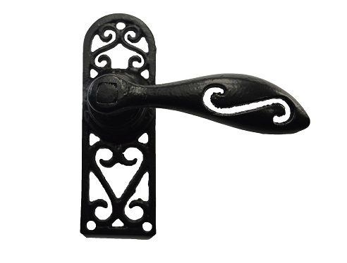 "Aldrington" Cast Iron Lever Handle | Black Country Metalworks