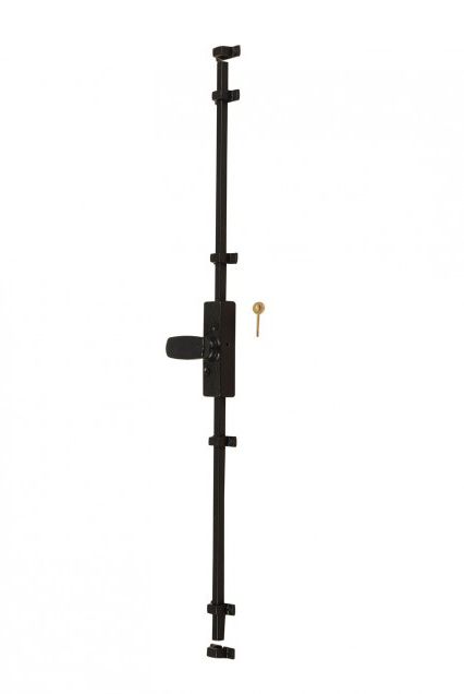 Black Iron French Window Bolt | Black Country Metalworks