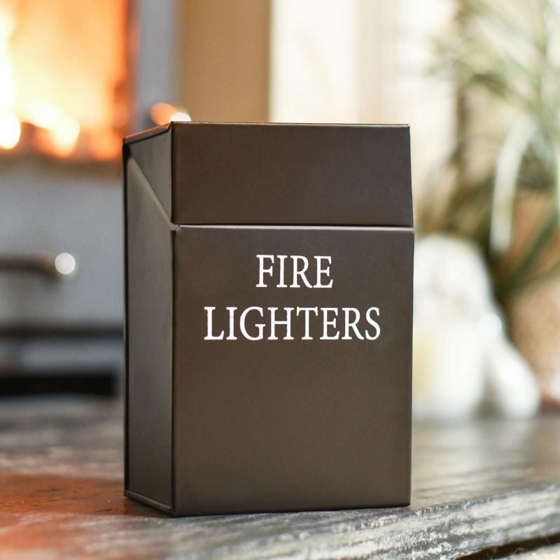Black Metal "Fire Lighters" Holder | Black Country Metalworks