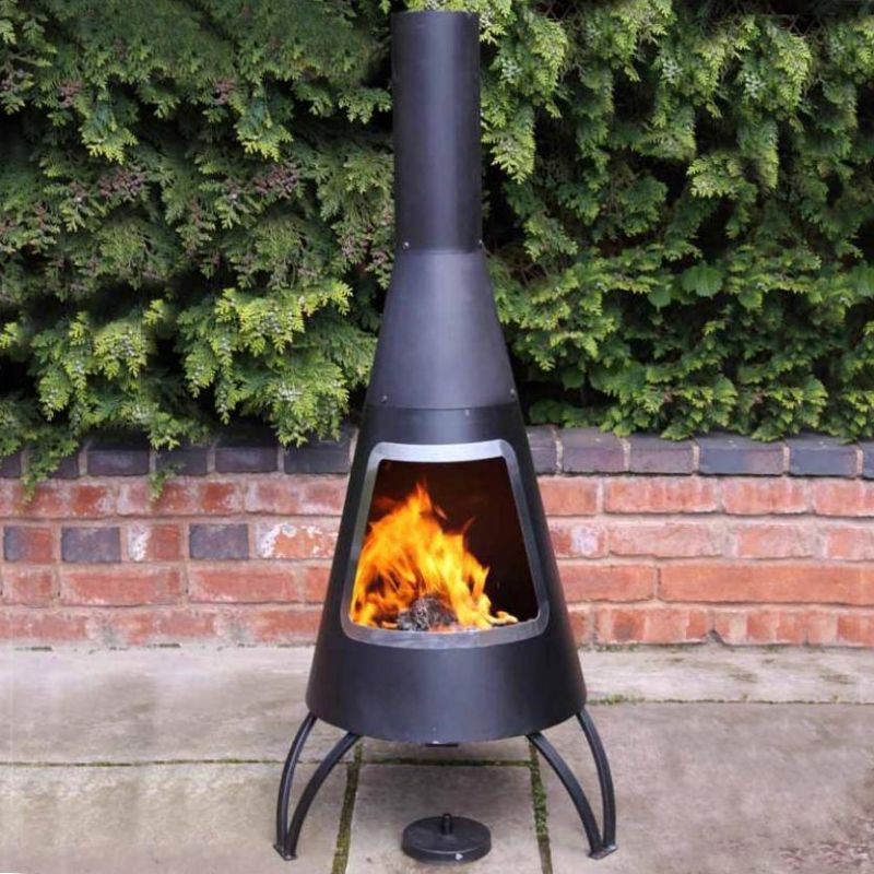 Antique Bronze Finish Chimenea - 90cm | Black Country Metalworks
