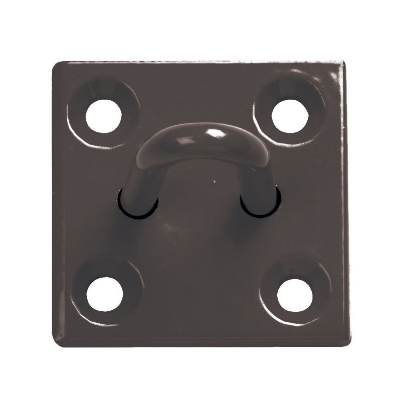 Black Wall Chain Staple Plate | Black Country Metalworks