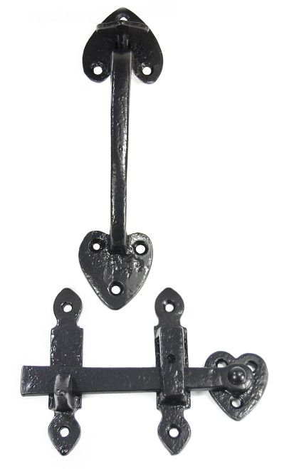 "Hollysden Drive" Iron Thumb Gate Latch | Black Country Metalworks