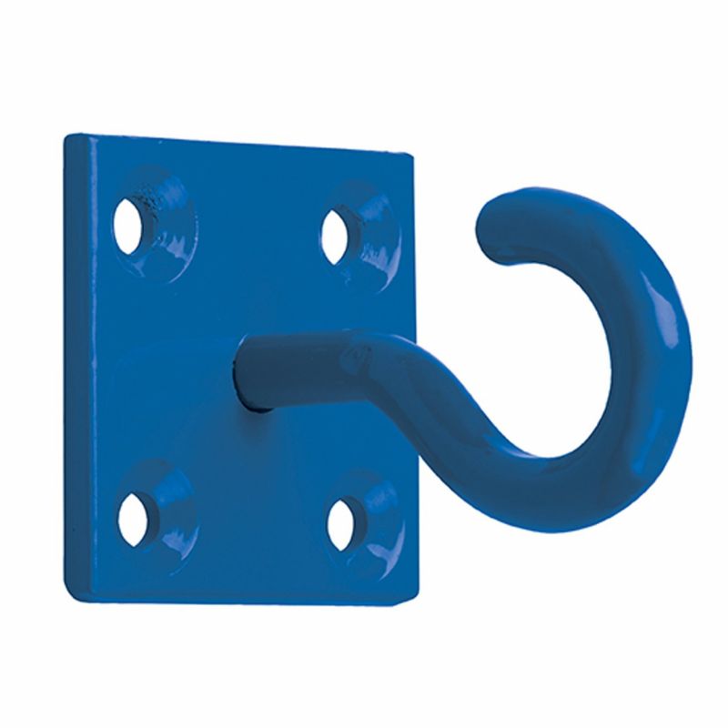 Blue Wall Mounting Chain Hook | Black Country Metalworks