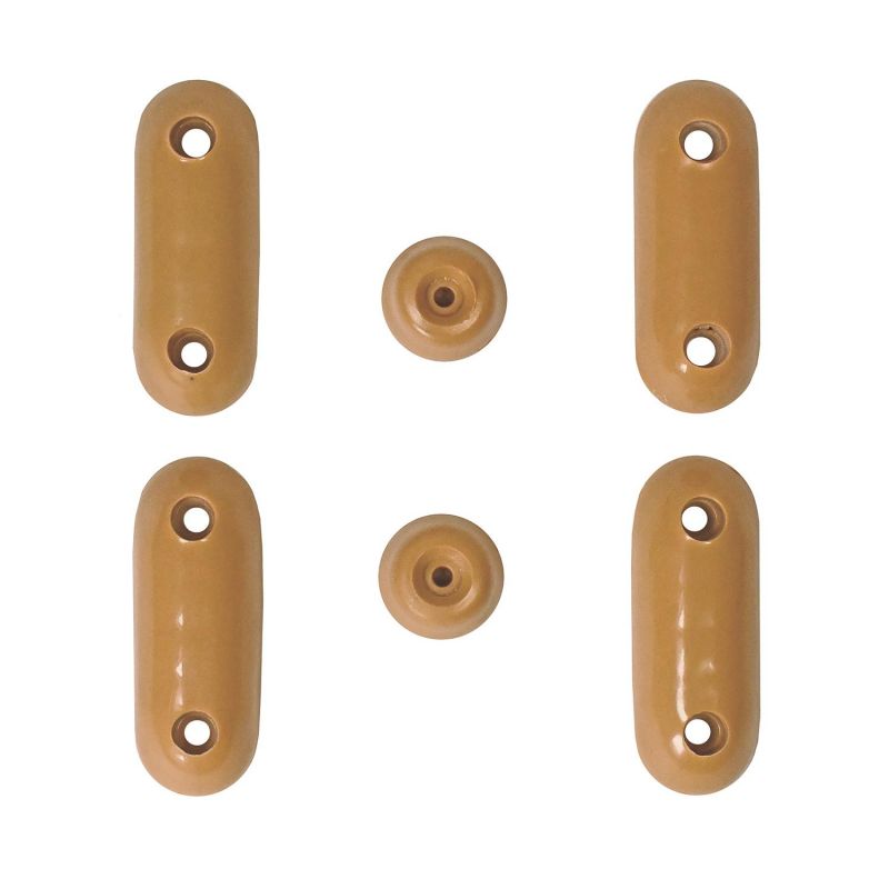 Brown Rubber Buffers | Black Country Metalworks