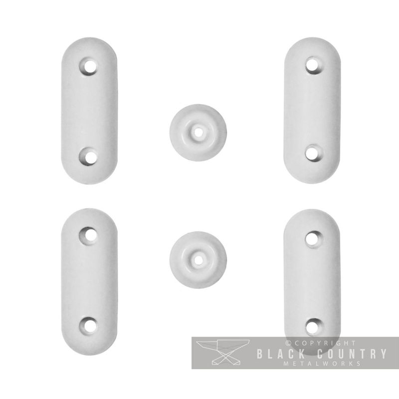 White Rubber Buffers | Black Country Metalworks