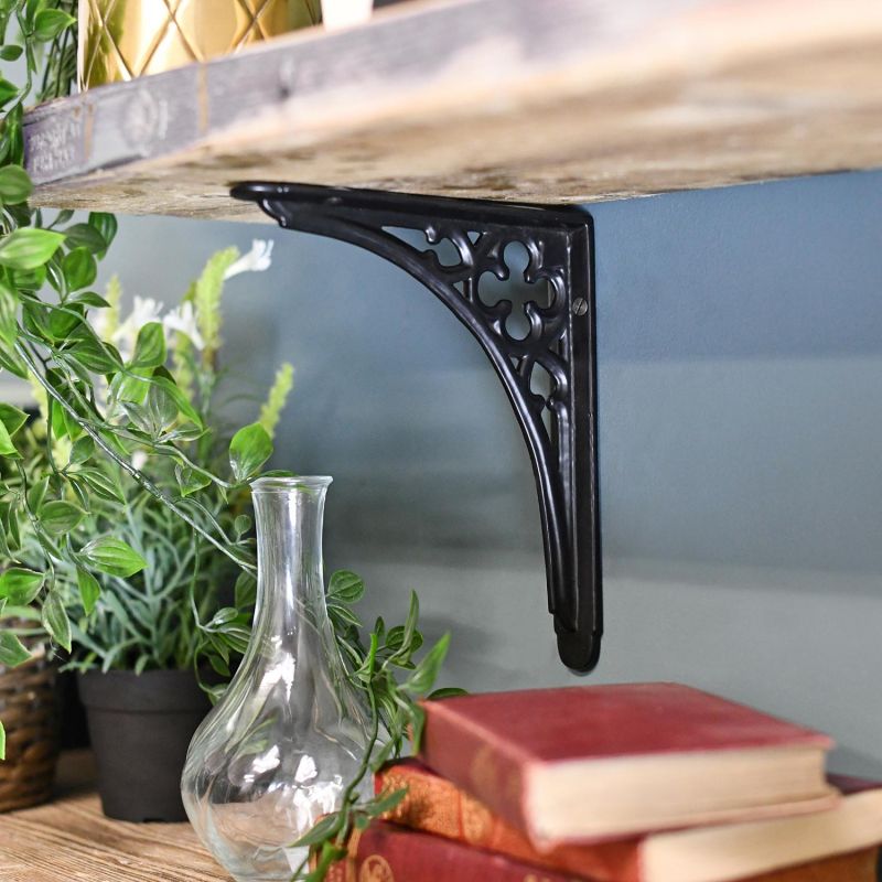 Cast Iron "Coalbrookdale" Wall Bracket 27 x 18cm | Black Country Metalworks