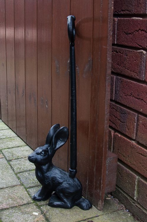 Door Porter Cast Iron Rabbit | Black Country Metalworks