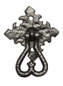 Cast Iron Heart Shaped Cabinet Handle | Black Country Metalworks