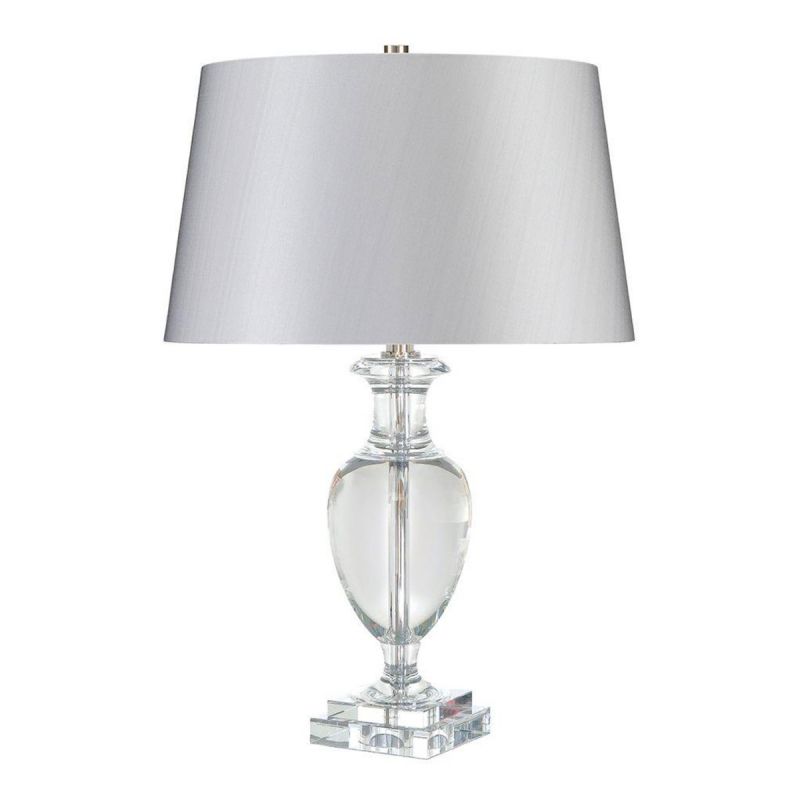 Silver & Glass 'Argent Manor' Table Lamp | Black Country Metalworks