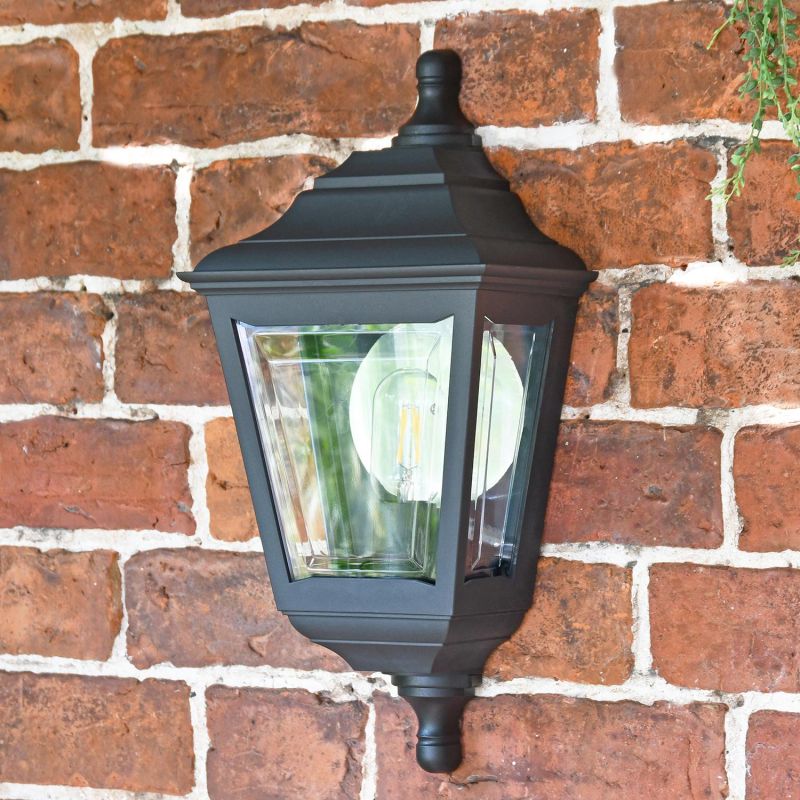 "Clifton" Flush Wall Mounted Porch Light | Black Country Metalworks