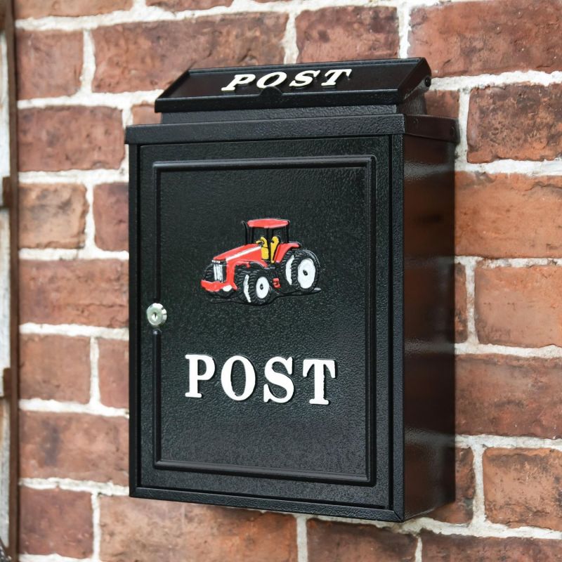 Black "Oxford" Wall Mounted Post Box | Black Country Metalworks