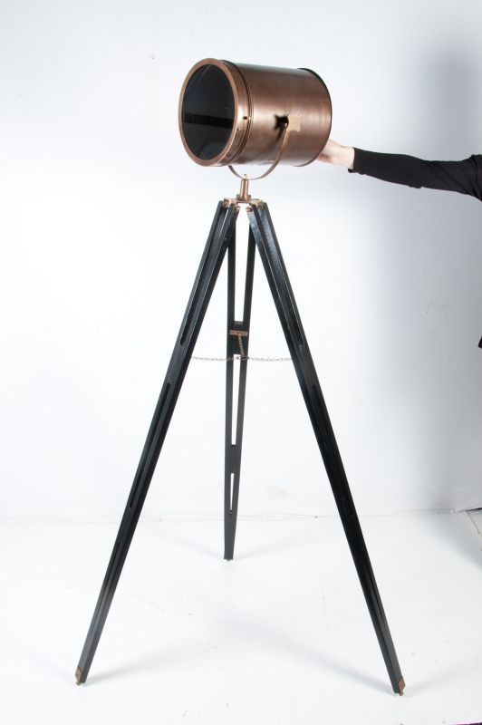 Copper Free Standing Spotlight | Black Country Metalworks