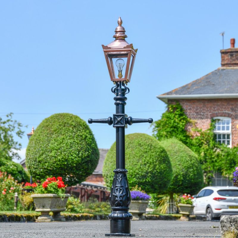 Copper Victorian Lamp Post - Miniature 1.5m | Black Country Metalworks