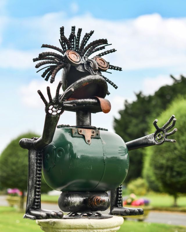 Chucky The Crazy Recycled Metal Robot Sculpture | Black Country Metalworks