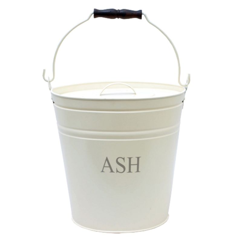 Cream Contemporary Ash Bucket | Black Country Metalworks