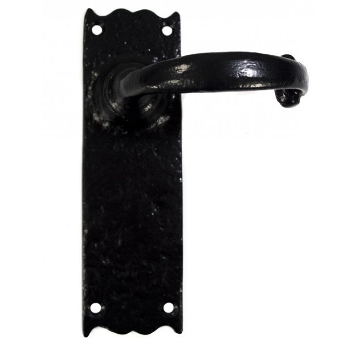 "Aldrington" Cast Iron Lever Handle | Black Country Metalworks