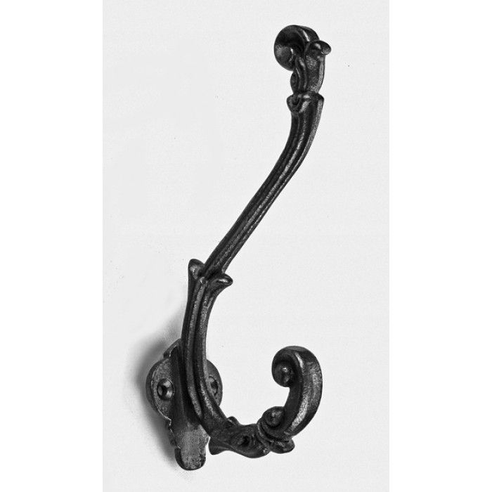 Ornate Scroll coat hook | Black Country Metalworks