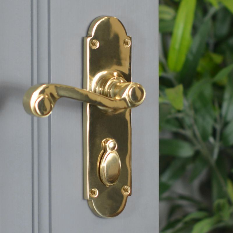 "Amdega" 6 Inch Lever Lock Handles | Black Country Metalworks