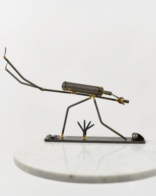 'The Diver' Recycled Metal Art Sculpture | Black Country Metalworks