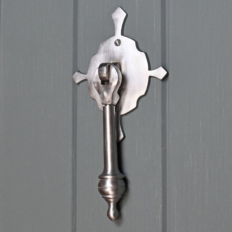 "Turnbrook Park" Antique Copper Door Knocker | Black Country Metalworks