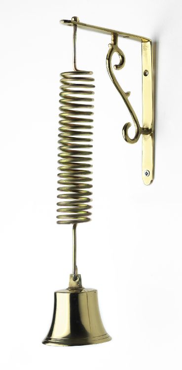 Bright chrome Butler door bell kit | Black Country Metalworks