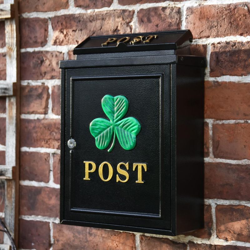 Clover "Oxford" Wall Mounted Post Box | Black Country Metalworks