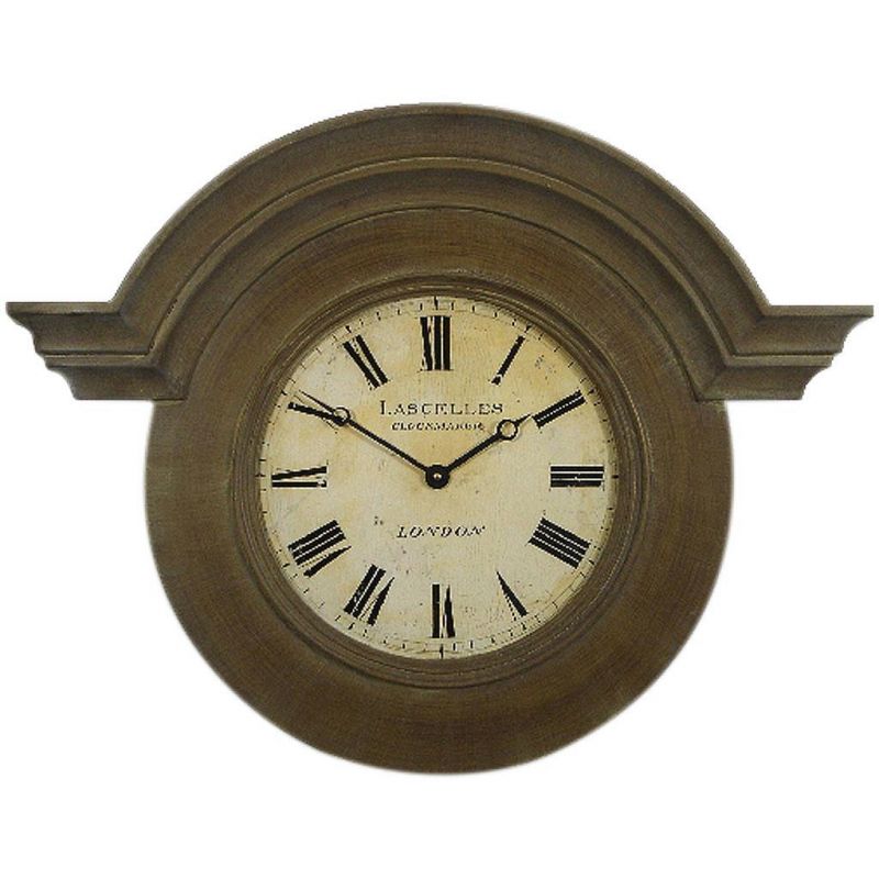 French Style Weathered Wooden Wall CLock | Black Country Metalworks