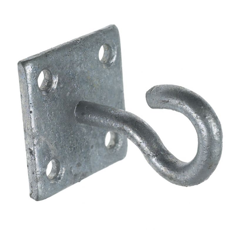 Galvanised Wall Mounting Chain Hook | Black Country Metalworks