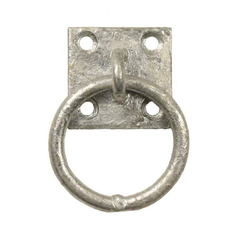 Galvanised Wall Mounted Chain Ring | Black Country Metalworks