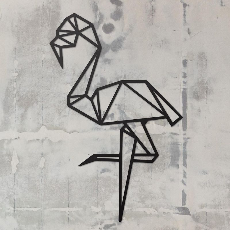 Geometric Stag Steel Wall Art | Black Country Metalworks