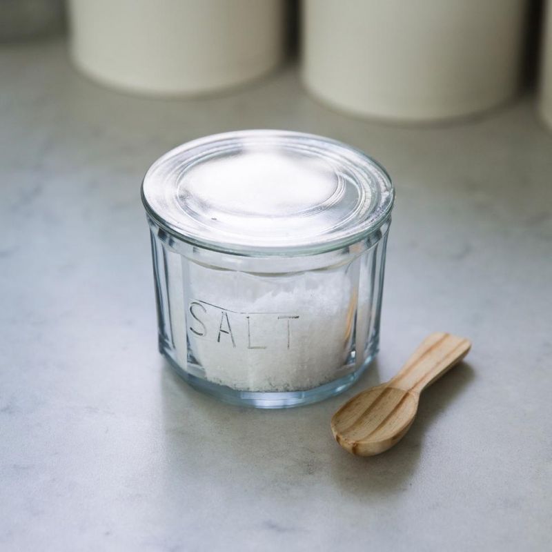 Glass "Salt" Storage Pot | Black Country Metalworks